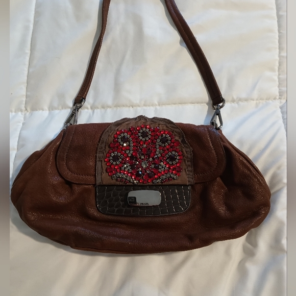 Prada | Bags | Rare Prada Jeweled Skipper Bag Final Firm | Poshmark